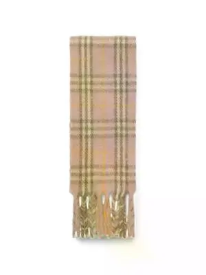 Burberry Check Alpaca Blend Scarf