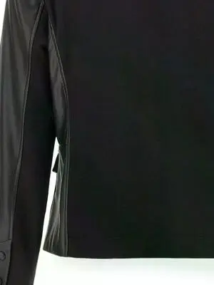 ELENA MIRÒ Faux-leather Panelled Jacket