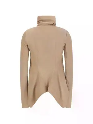 Rick Owens Naska Leather Jacket - Neutrals