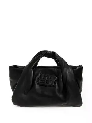 Munthe Lixia Logo-patch Tote Bag - Black