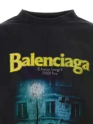 Balenciaga The Address Medium-fit T-shirt In Washed