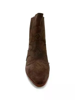 ELIA MAURIZI Western-style Panelled Ankle Boots