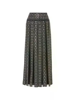 TEMPERLEY LONDON Gallantry Pleated Maxi Skirt