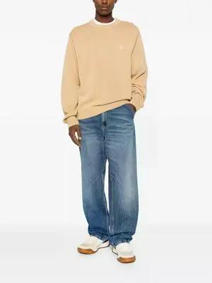 Carhartt Work In Progress Kori Logo Embroidered Sweater - Neutrals