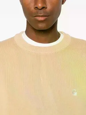 Carhartt Work In Progress Kori Logo Embroidered Sweater - Neutrals