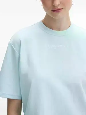 Karl Lagerfeld Logo-embroidered Drawstring-side T-shirt