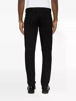 Emporio Armani Logo-patch Slim-fit Jeans