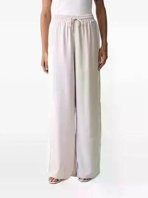 Liu Jo Satin Flare Trousers - Neutrals
