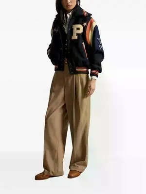 Polo Ralph Lauren Patch-detail Panelled Bomber Jacket