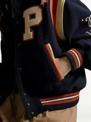 Polo Ralph Lauren Patch-detail Panelled Bomber Jacket