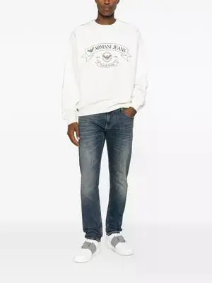 Emporio Armani Logo-print Raglan-sleeve Sweatshirt
