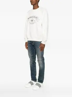 Emporio Armani Logo-print Raglan-sleeve Sweatshirt
