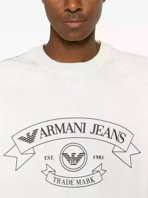 Emporio Armani Logo Print Raglan Sleeve Sweatshirt