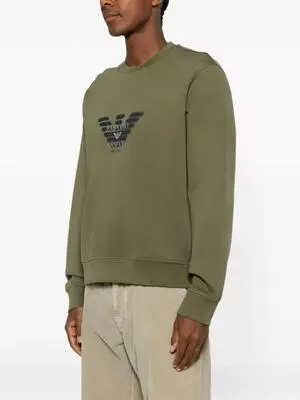 Emporio Armani Logo-print Crew-neck Sweatshirt