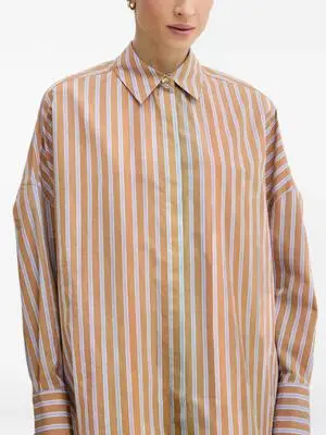 SESSUN Armando Striped Tie-cuff Shirt