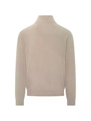 Malo Half-zip Cashmere Jumper - Neutrals