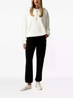 Liu Jo Logo-embroidered Drawstring Hoodie - White
