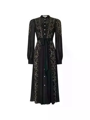 TEMPERLEY LONDON Oberon Sequin-embellished Shirt Midi Dress