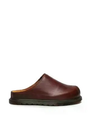 Dr. Martens San Leather Mules - Brown