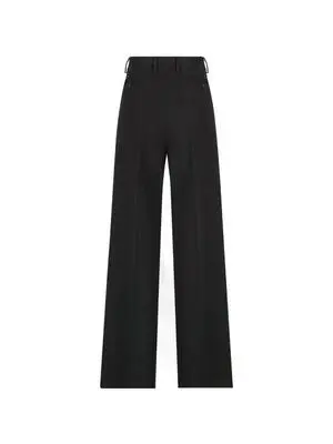 Fendi Wool Tuxedo Trousers - Black
