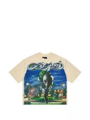 GODSPEED Neighborhood Watch Graphic-print T-shirt - Neutrals