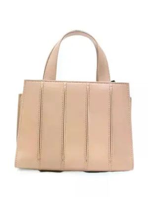 Max Mara Whitney Panelled Leather Tote Bag - Neutrals