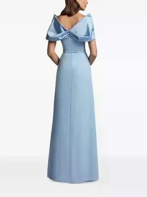 CRISTALLINI Pacific Belted Fluid Maxi Dress