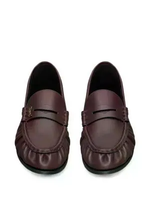 Saint Laurent Le Loafers Supple In Smooth Leather