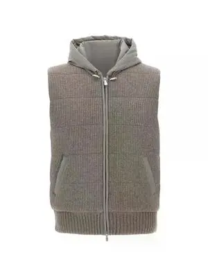 GRAN SASSO Quilted Hooded Gilet