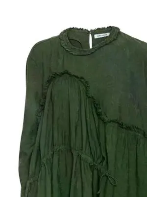 Henrik Vibskov Bon Chalant Gathered-panel Midi Dress