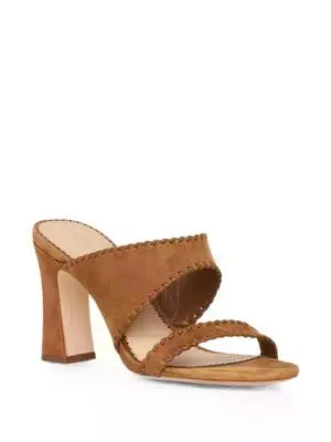 Cinq À Sept Kora Whipstitch Suede Sandals
