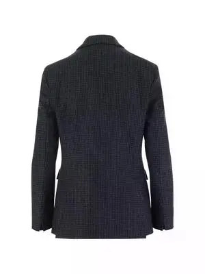 LARDINI Houndstooth-pattern Single-breasted Blazer
