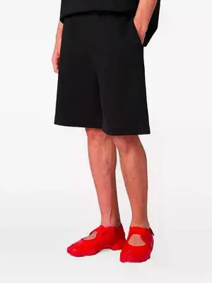 GERTRUDE Yann Drawstring-waist Logo-patch Shorts