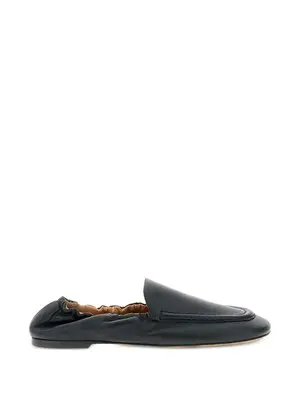 ODISSI Juno Leather Loafers - Black