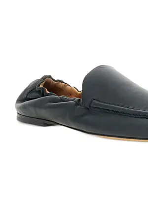 ODISSI Juno Leather Loafers - Black