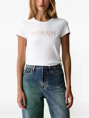 Armani Exchange Logo-print Short-sleeve T-shirt - White
