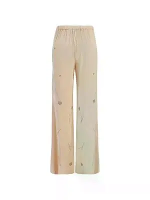 FORTE_FORTE Bead-embellished Velvet Trousers