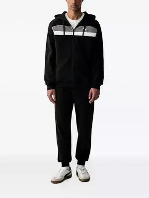 PUMA Colour-block Zip-up Hoodie - Black
