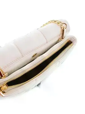 Moschino Quilted Logo-plaque Shoulder Bag