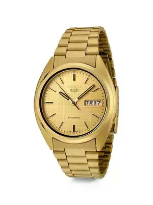 SEIKO Date-window 37mm Watch - Gold
