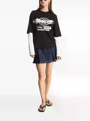 New Era New York Yankees Layered-sleeve T-shirt