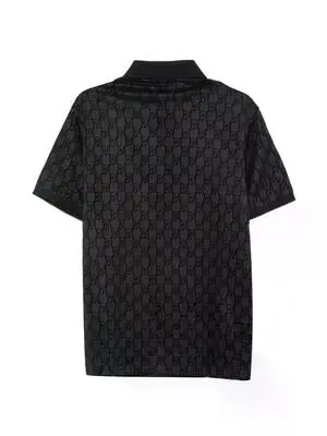 Emporio Armani Logo-monogram Short-sleeve Polo Shirt
