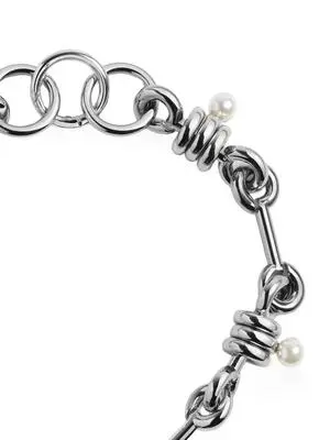 Simone Rocha Stacked-link Pearl Necklace