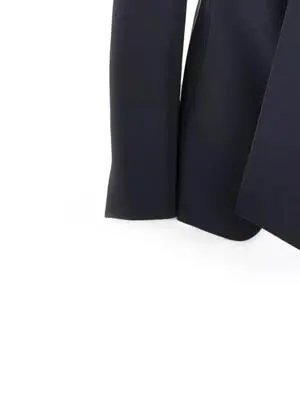 Max Mara Cady Jacket With Sash Detail Midnightblue - Blue