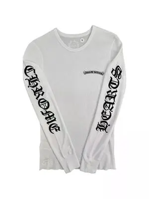 Chrome Hearts Scroll Logo Thermal T-shirt - White