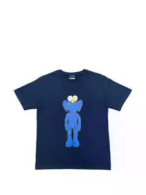 KAWS Bff Plastic Graphic-print T-shirt - Blue