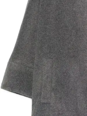 Emporio Armani Button-fastening Funnel-neck Coat