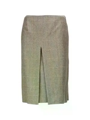 Loro Piana Check Skirt - Neutrals