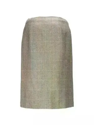 Loro Piana Check Skirt