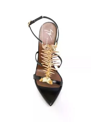 GIUSEPPE ZANOTTI Slim 2.0 105 Crystal-embellished Fishbone Sandals